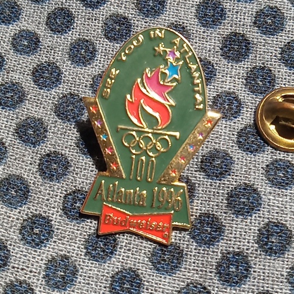 Accessories | Atlanta 1996 Budweiser Pin | Poshmark